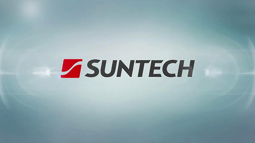 Suntech Logo Sun Tech Zonne Energie Logo Ontwerp. Zonnetechnologie ...
